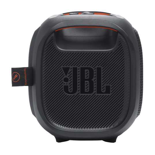 JBL PartyBox On-the-Go Essential | 帶內建燈光和無線麥克風的可攜式派對喇叭